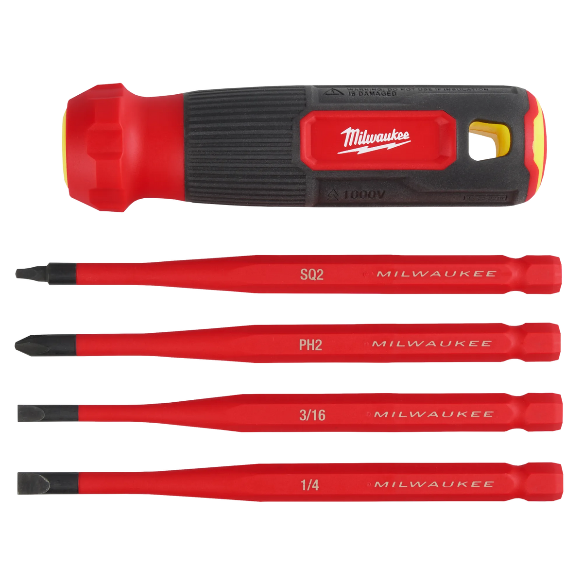 4-in-1 1000V Insulated Slim Tip Multi-Bit Screwdriver — Quality ...