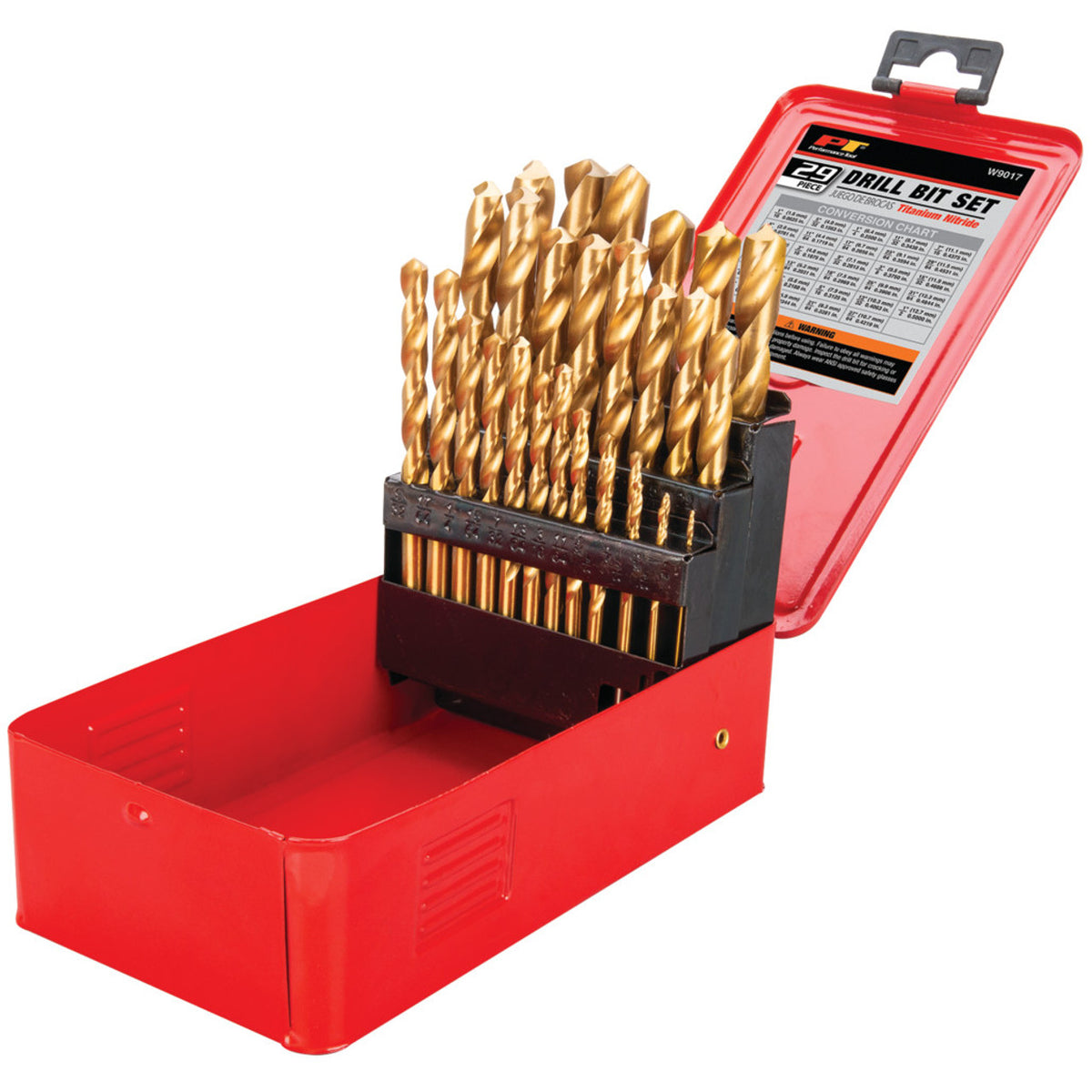 29 pc. Drill Bit Set w/Steel Case — Quality Industrial Safety